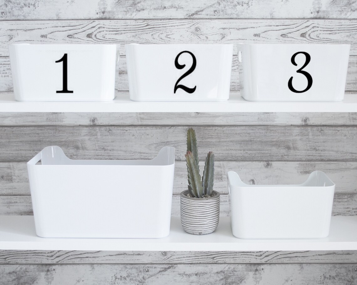 Vinyl Decal Numbers Wedding Table Numbers Number Decal | Etsy