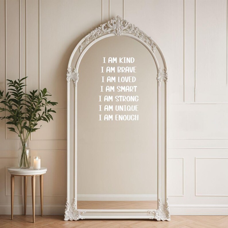 Kids Daily Affirmation Decal for Mirror Affirmation Custom Kid Mirror ...