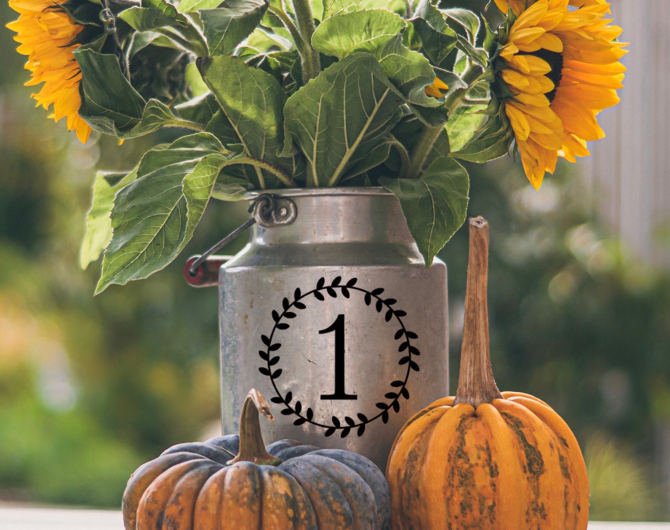 Vinyl Decal Numbers for Wedding Tables Customizable Number | Etsy