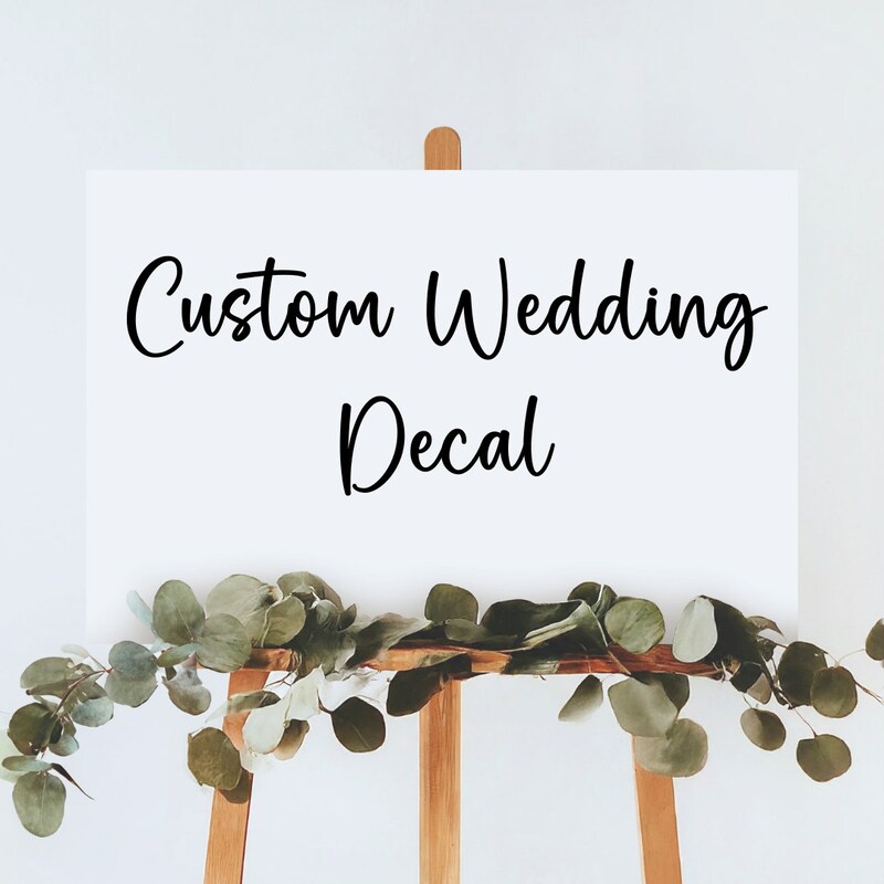 Wedding Decals - Etsy