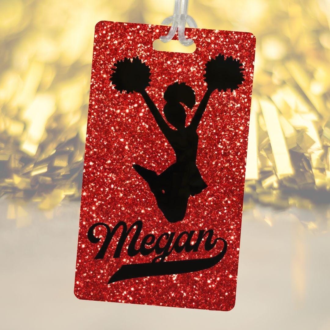 Personalized Cheer Bag Tag for Small Cheer Gift for Team All Star ...