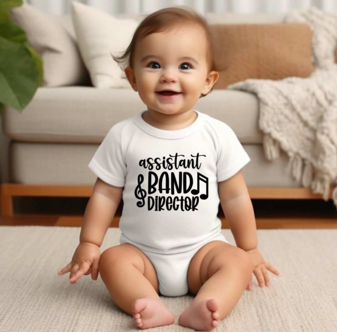 Band Director Baby Bodysuit for Band Teacher Gift Assistant Band ...