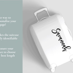 Personalized Suitcase Sticker for Easy Travel Identification, Baggage ...