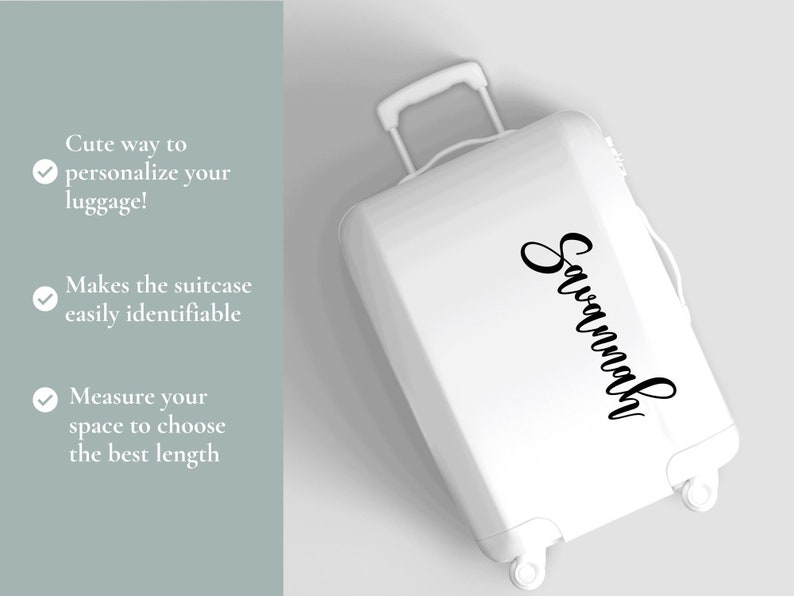 Personalized Suitcase Sticker for Easy Travel Identification - Etsy