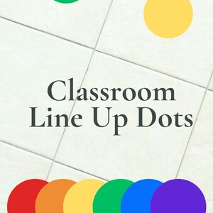 Custom Line up Floor Spots for Colored Line Order Decals Colored ...