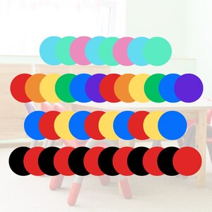 Custom Line up Floor Spots for Colored Line Order Decals Colored ...