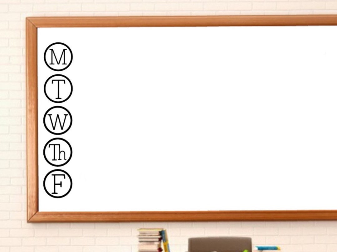Weekday Stickers for Teacher Drawer Labels Custom Labels for - Etsy