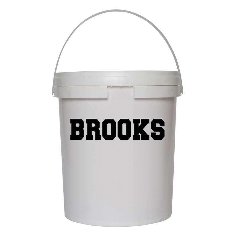 Baseball Bucket Sticker for Little League Player Softball | Etsy