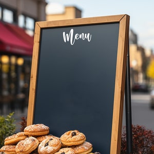 Menu Decal for Cute DIY Menu Board for Kitchen Decor Farmhouse Menu ...