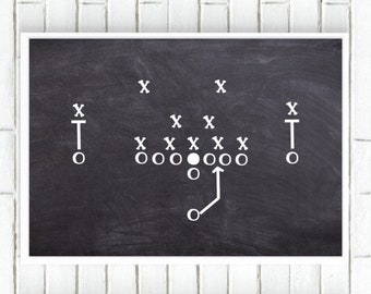 Playbook Chalkboard Sign - Etsy