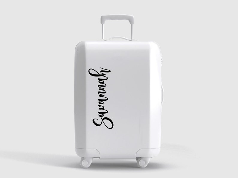Personalized Suitcase Sticker for Easy Travel Identification Baggage ...