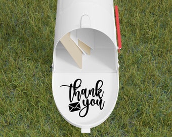 Thank You Mailbox Decal - Etsy