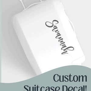 Personalized Suitcase Sticker for Easy Travel Identification Baggage ...