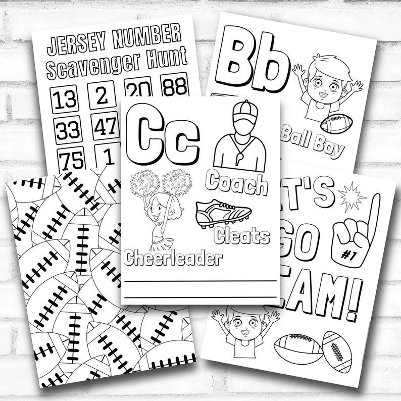 Sports Coloring Book for Coaches' Kid Gift Coach - Etsy