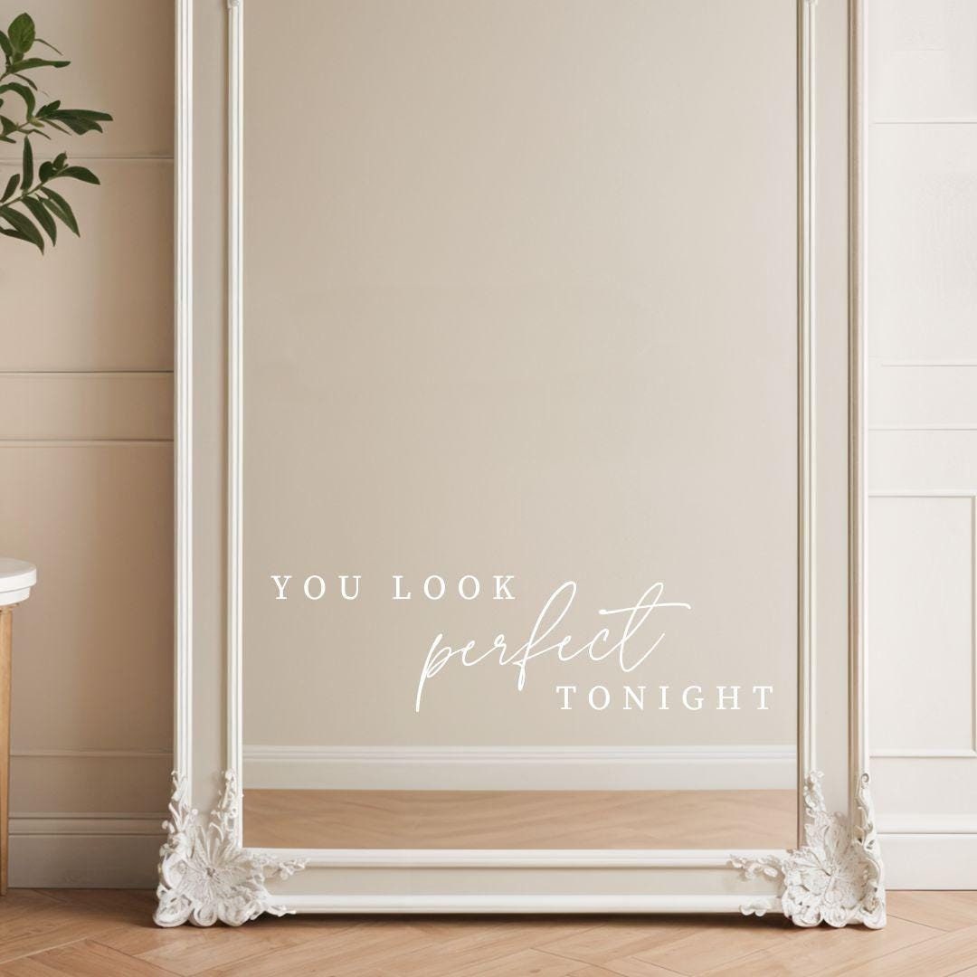 Wedding Selfie Mirror Decal for Full Length Wedding Guest Mirror You ...