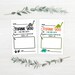 PRINTABLE Kids Thank You Cards Cute Toddler Thank You Notecards for ...