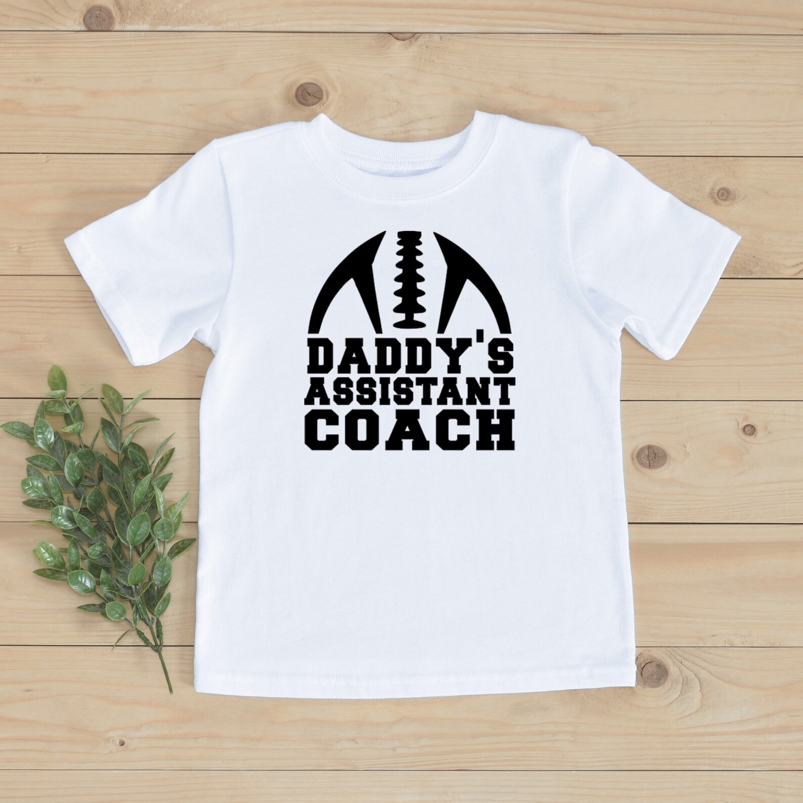 Daddys Assistant Coach Football Baby Bodysuit Baby Shower | Etsy