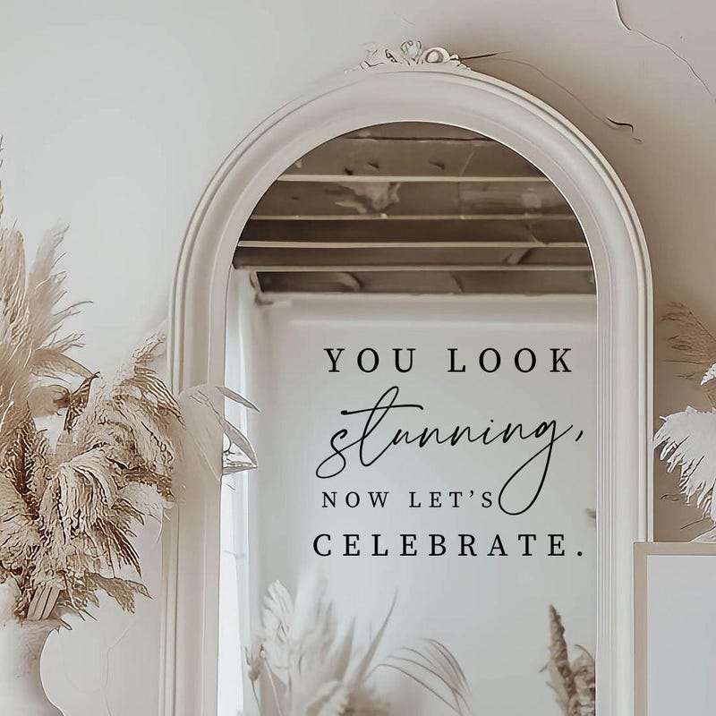 Mirror Wall Decal - Etsy