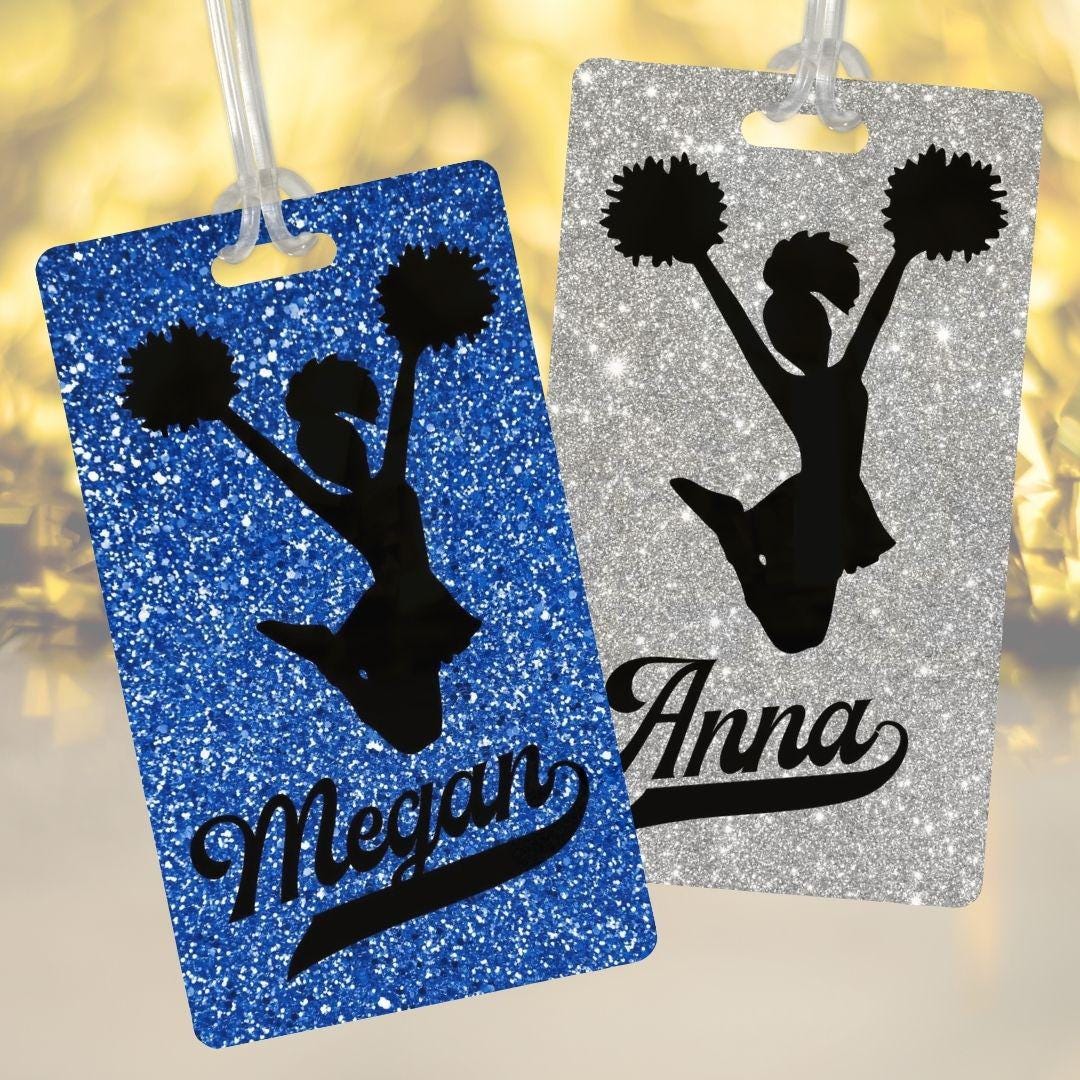 Personalized Cheer Bag Tag for Small Cheer Gift for Team All Star ...
