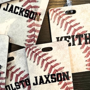 Personalized Baseball Bag Tags for Team Gifts Sports Equipment Tag for ...