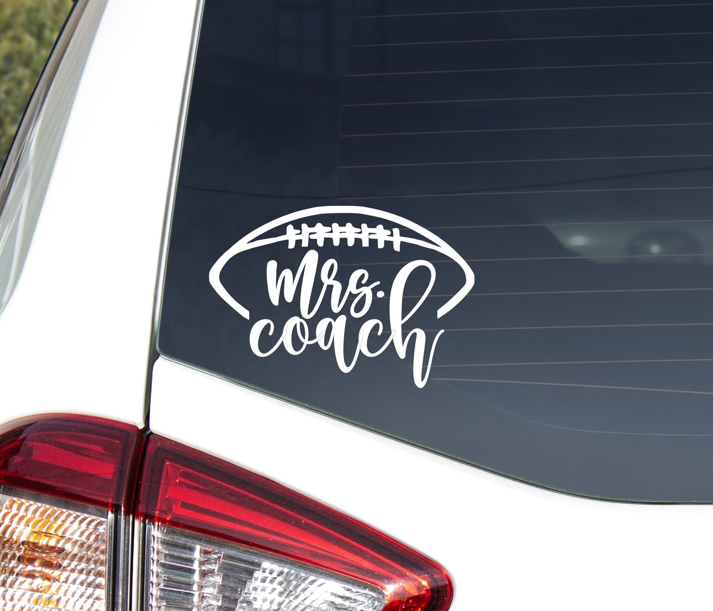 Mrs. Coach Vinyl Decal for Coaches Wife Gift Decal for Car | Etsy