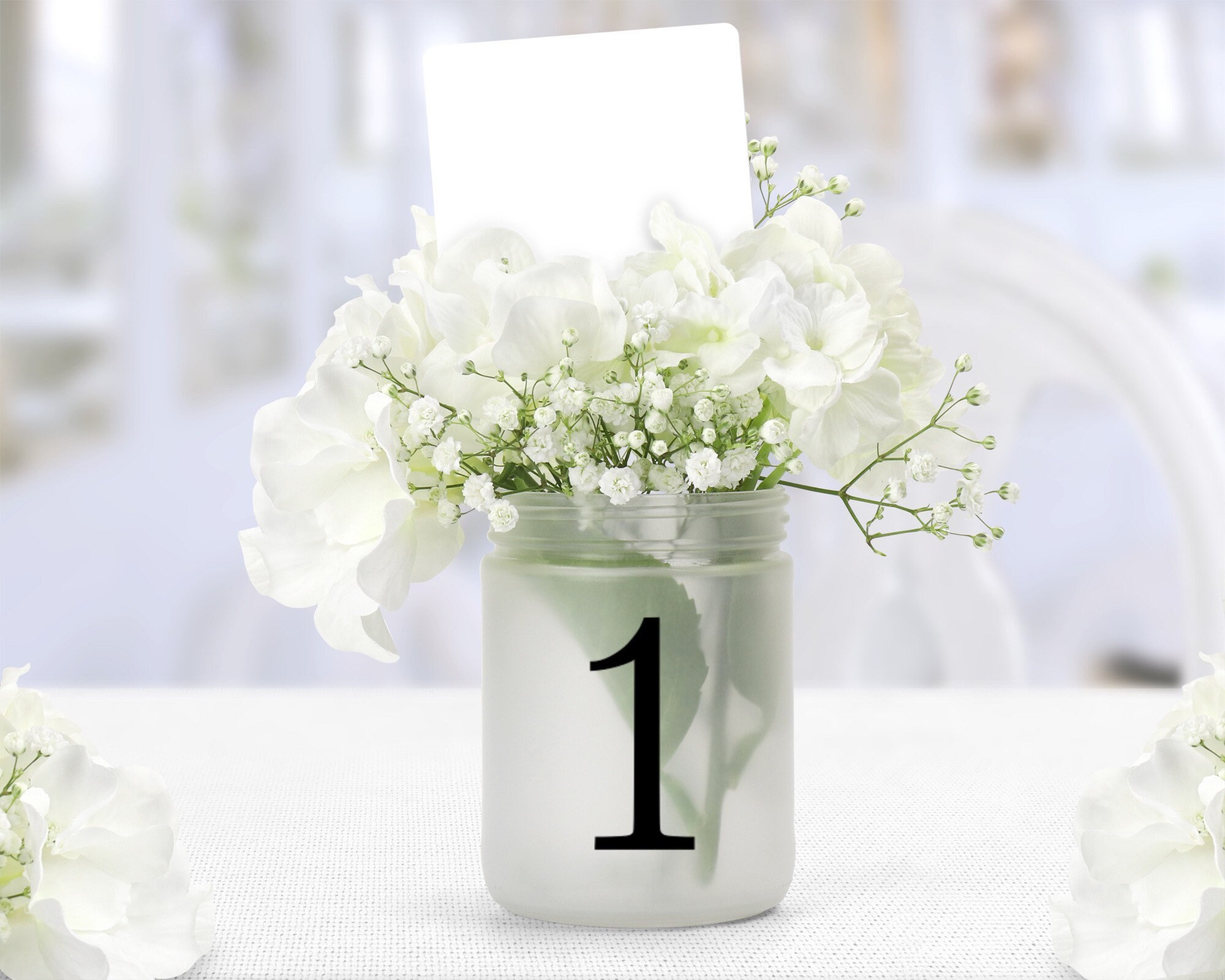 Vinyl Decal Numbers Wedding Table Numbers Table Numbers - Etsy