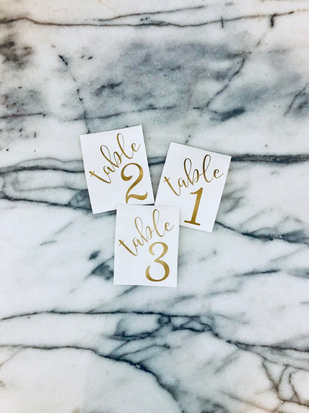 Wedding Table Number Decals/ Wedding Table Numbers/table Numbers/event ...