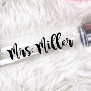 Personalized Teacher Vinyl Decal for Custom Teacher Gift for Teaching ...