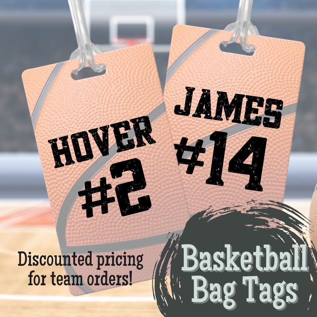 Personalized Basketball Bag Tags for Team Gifts Equipment Tag for Team ...