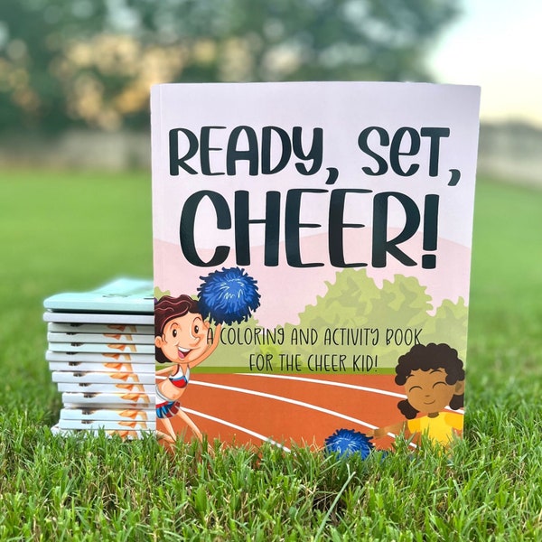 Cheerleading Coloring Page - Etsy