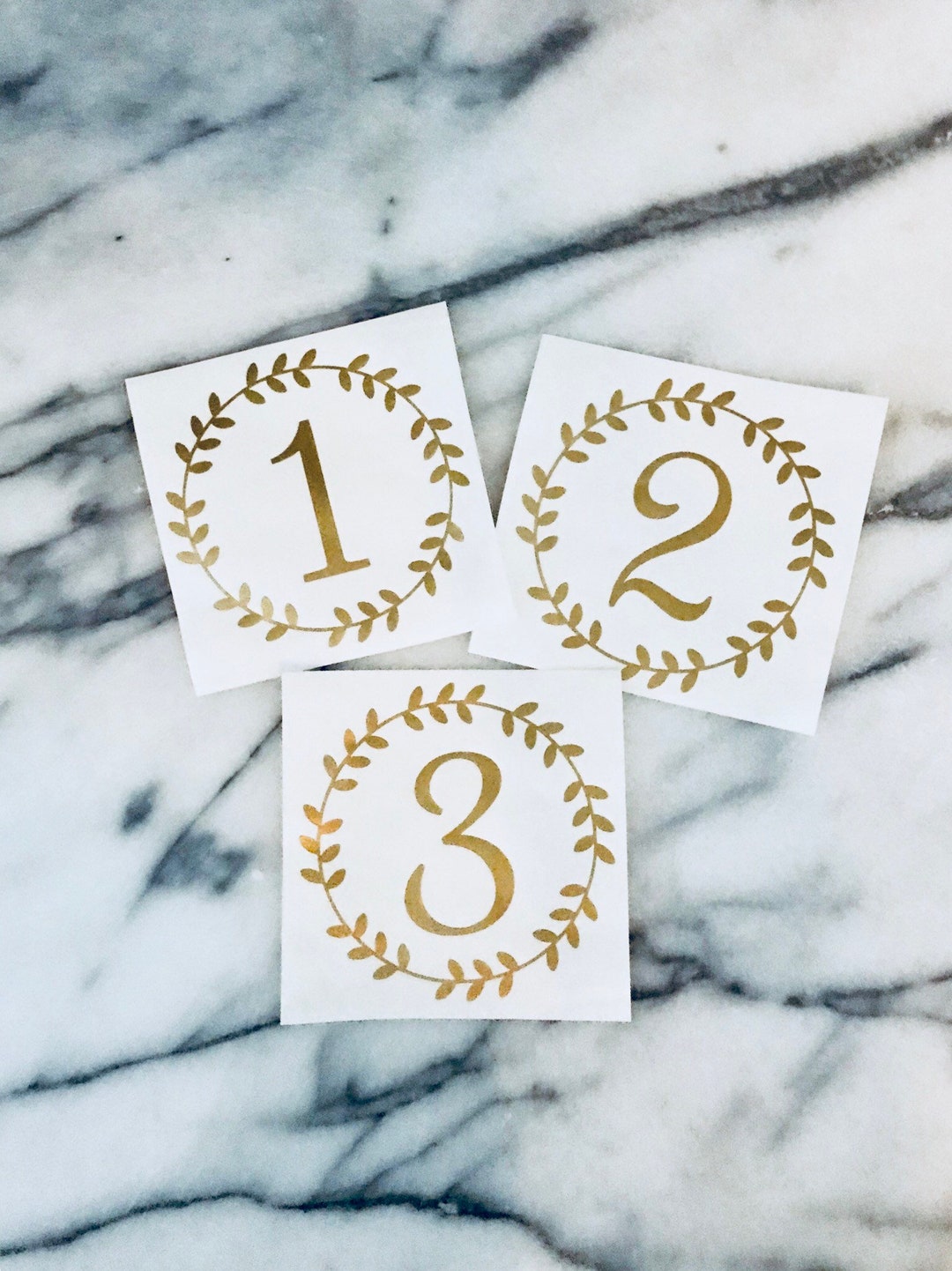 Wedding Table Number Vinyl Decals Wedding Table Numbers Table Numbers ...