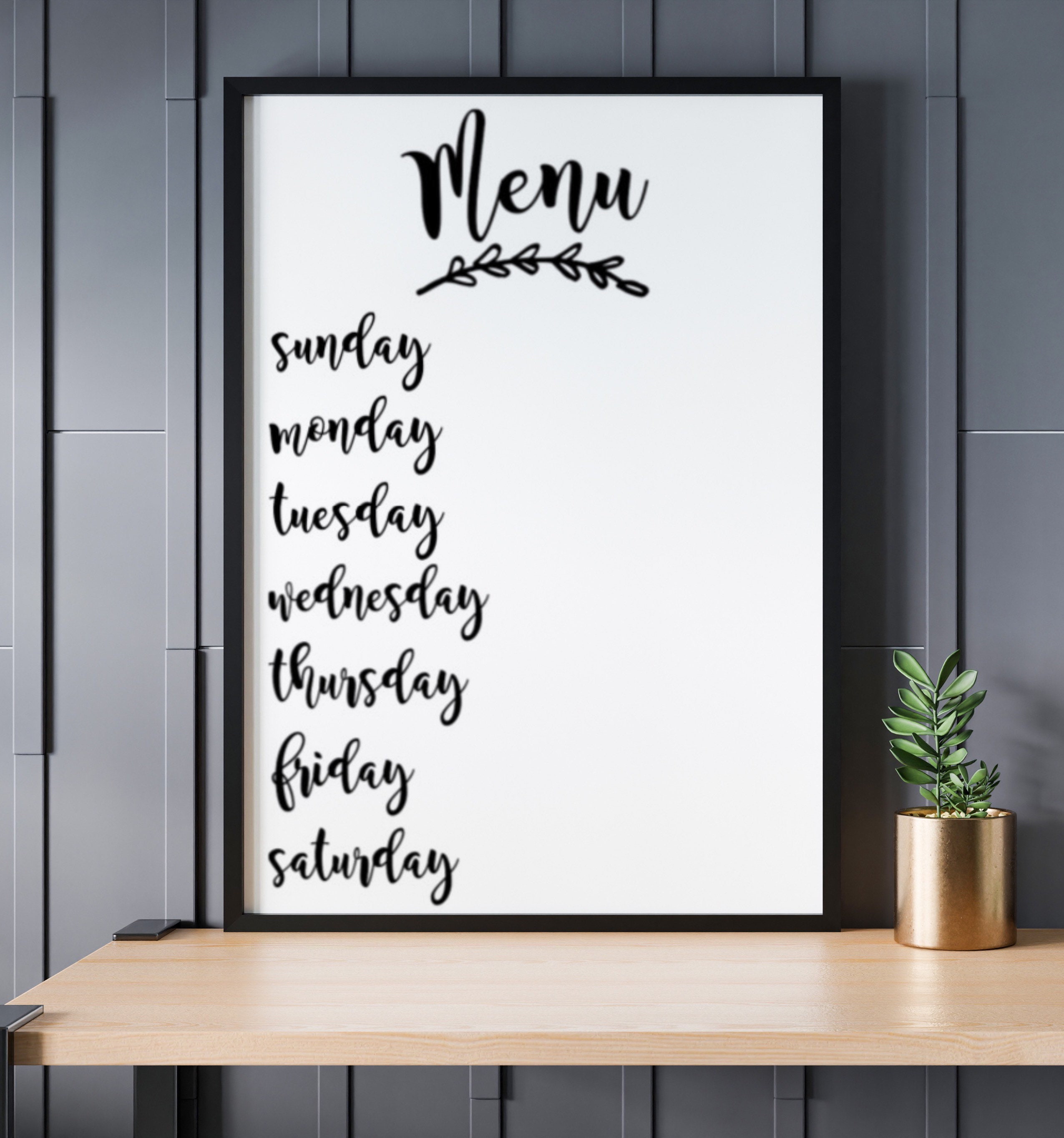 Menu Board Vinyl Decal Set Menu Decals DIY Kitchen Menu - Etsy