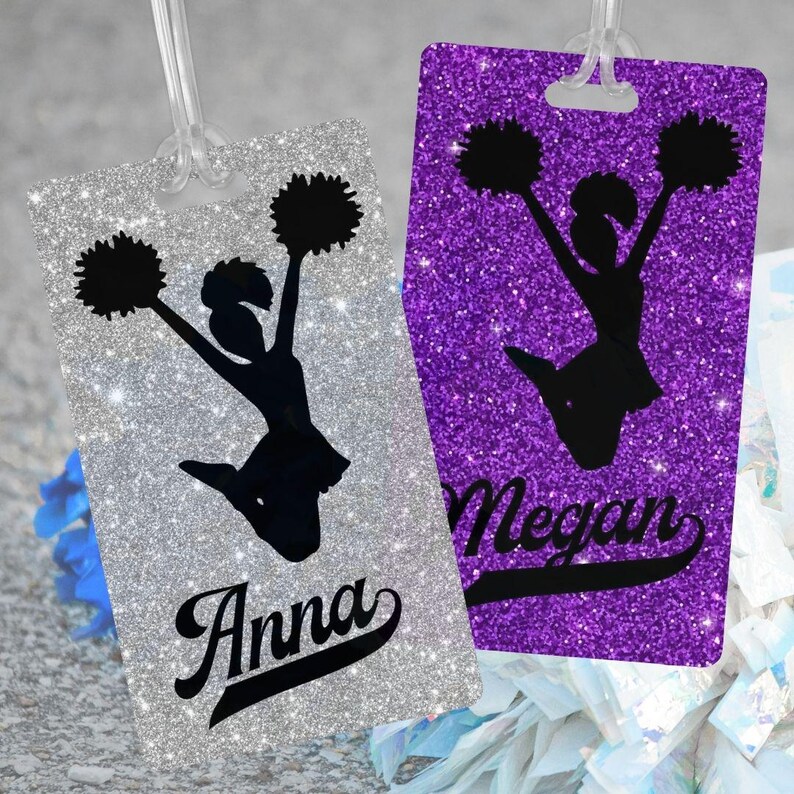Personalized Cheer Bag Tag for Small Cheer Gift for Team All Star ...