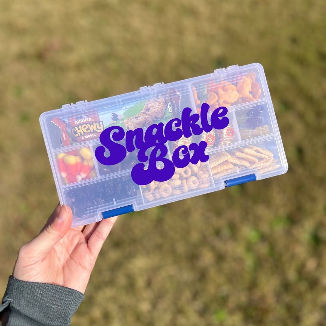 Retro Snackle Box for Travel Snack Box for Kids Gift Charcuterie on the ...