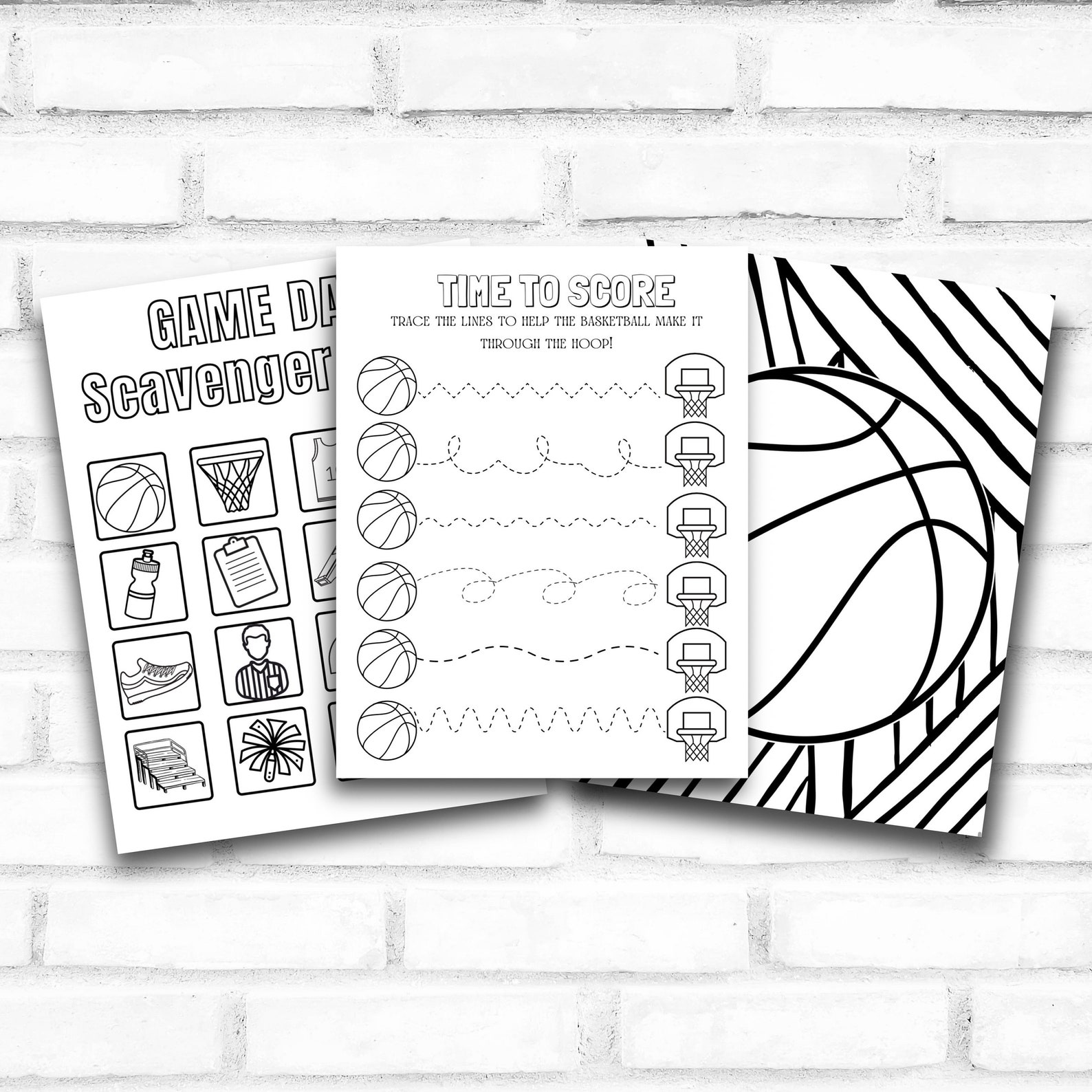 Abcs of Basketball Printable Coloring Book for Kids Alphabet | Etsy