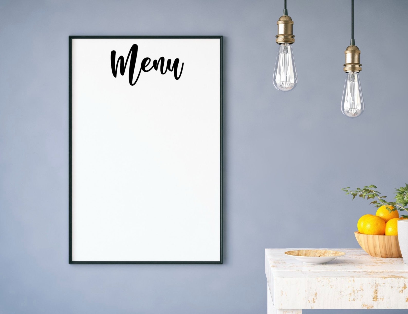 Menu Decal for Cute DIY Menu Board for Kitchen Decor - Etsy