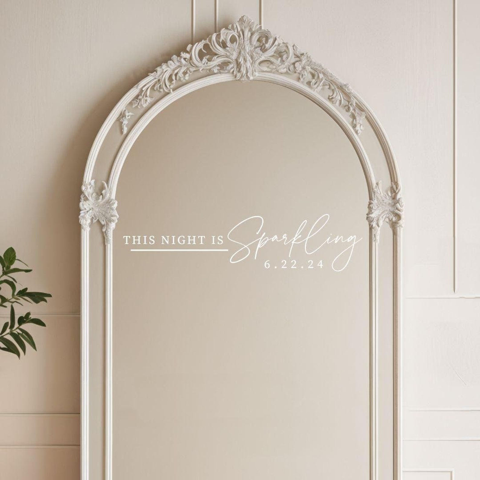 This Night is Sparkling Decal for Wedding Sparker Send off Sign Wedding ...