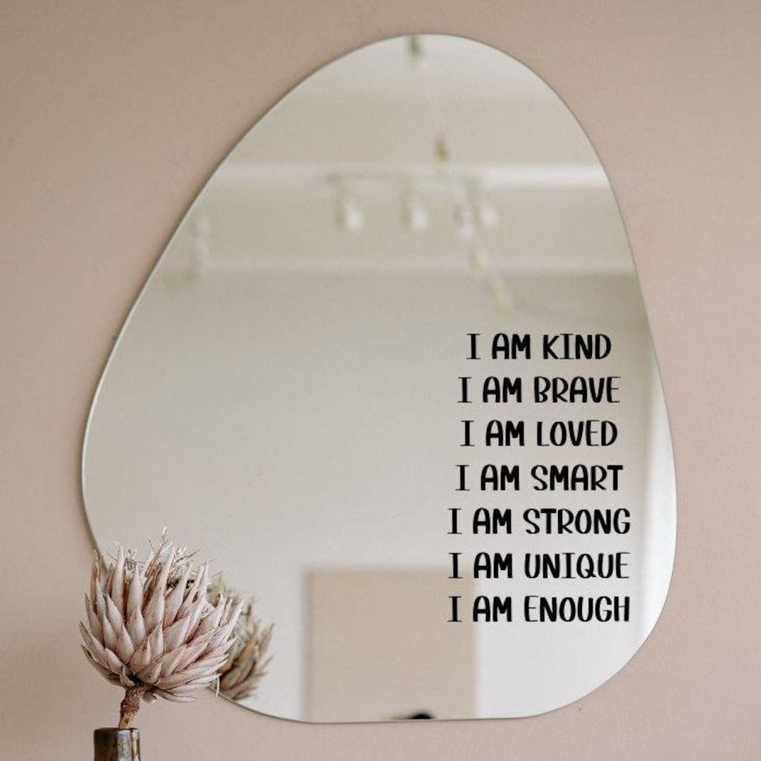 Kids Daily Affirmation Decal for Mirror Affirmation Custom Kid Mirror ...