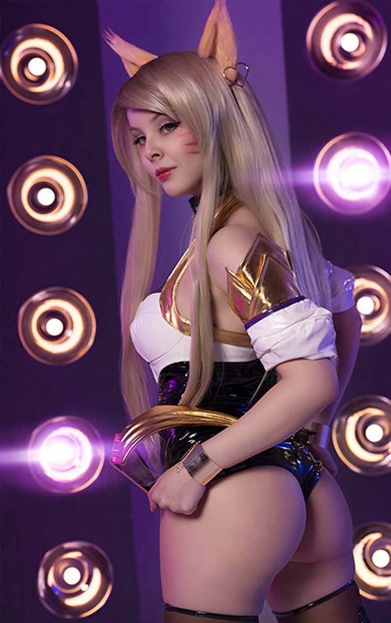K Da Ahri Cosplay Print Etsy