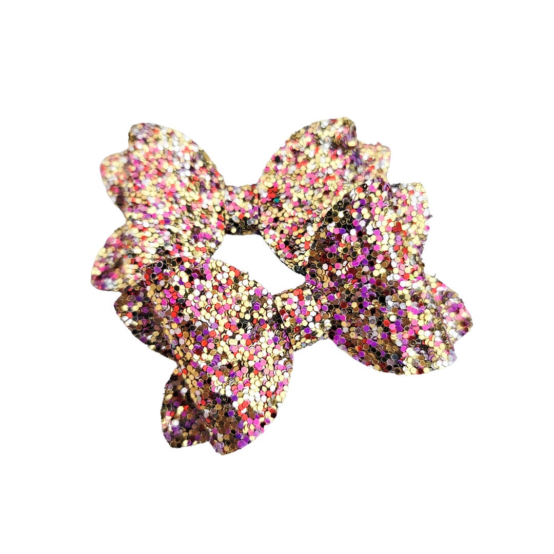 Love Sick Piggie Bow Set | Pigtail Hair Bows | Piggie Bow Set | Mini ...