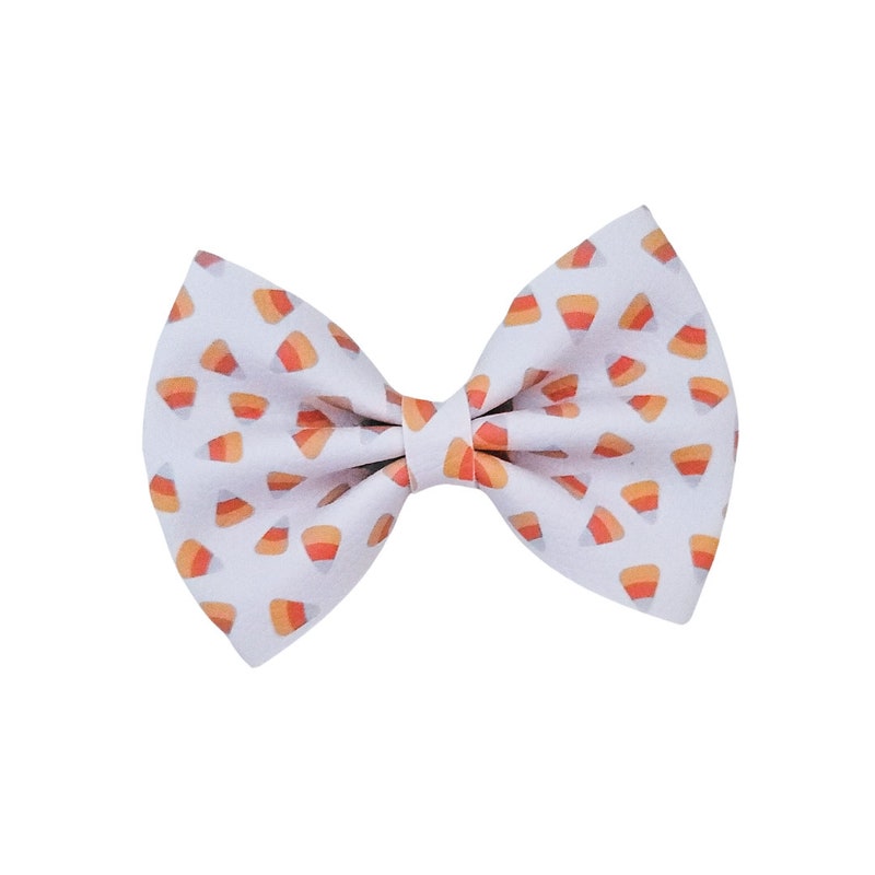 Candy Corn Hair Bow - Etsy