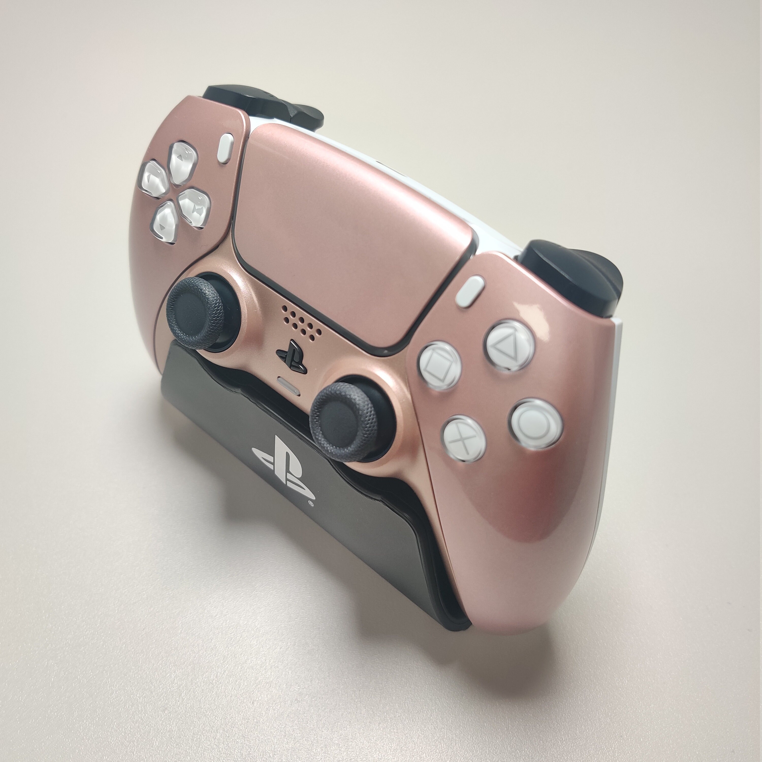 Pink Rose Gold Themed PS5 Custom Dualsense Controller | Etsy