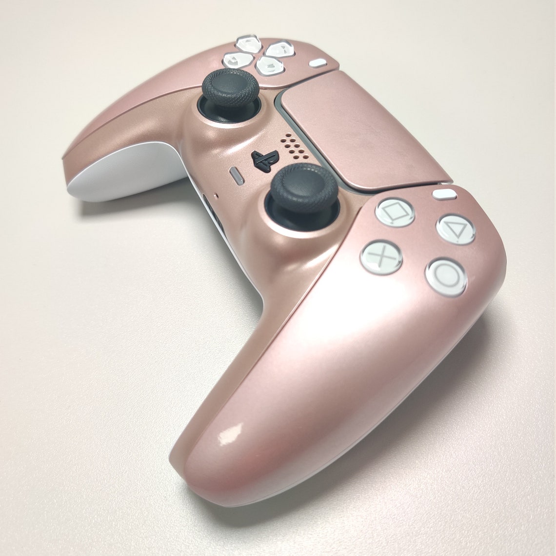 Pink Rose Gold Themed PS5 Custom Dualsense Controller | Etsy