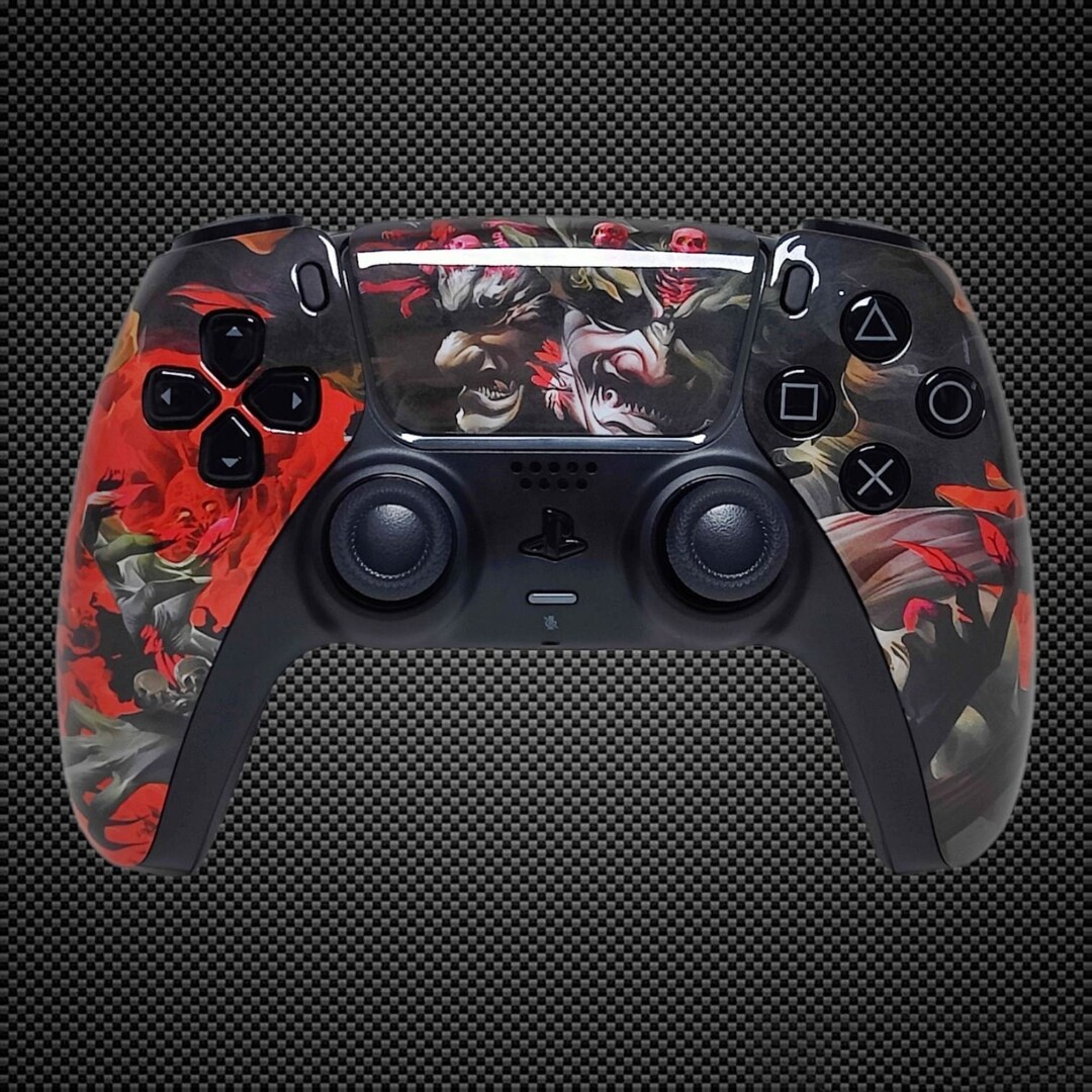 Demon Samurai Themed PS5 Custom Dualsense Controller - Etsy