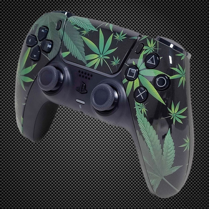 420 Weed Themed PS5 Custom Dualsense Controller - Etsy
