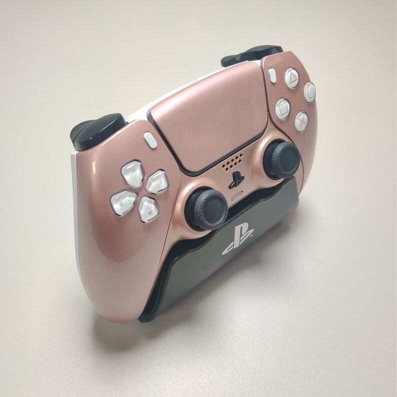 Pink Rose Gold Themed PS5 Custom Dualsense Controller | Etsy