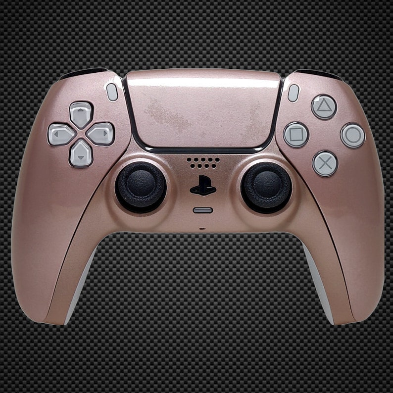 Pink Rose Gold Themed PS5 Custom Dualsense Controller - Etsy