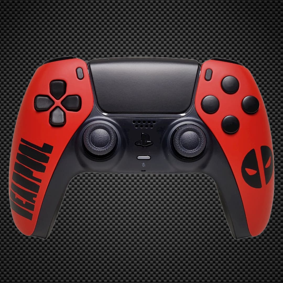 Deadpool Themed PS5 Custom Dualsense Controller - Etsy UK