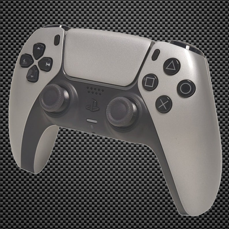 Metallic Silver PS5 Custom Dualsense Controller - Etsy