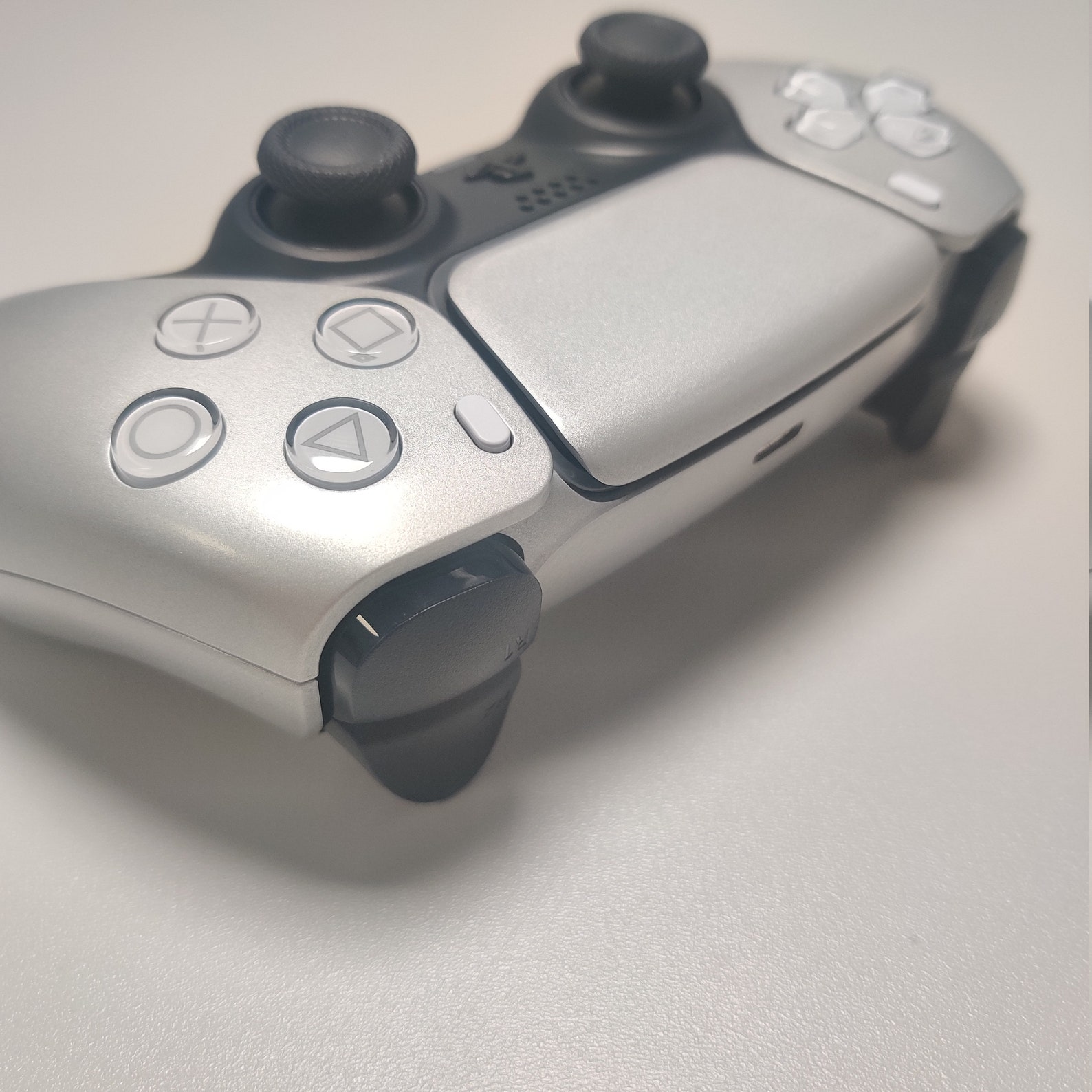 Metallic Silver PS5 Custom Dualsense Controller | Etsy